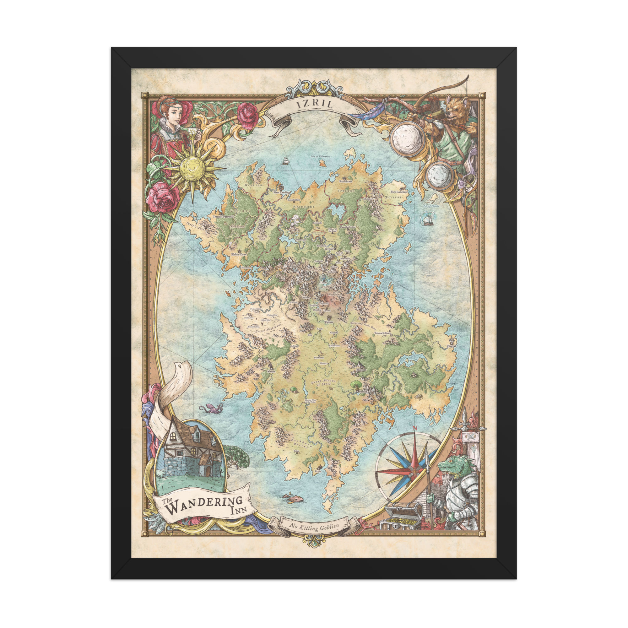 The Wandering Inn Maps | The Wandering Inn Store