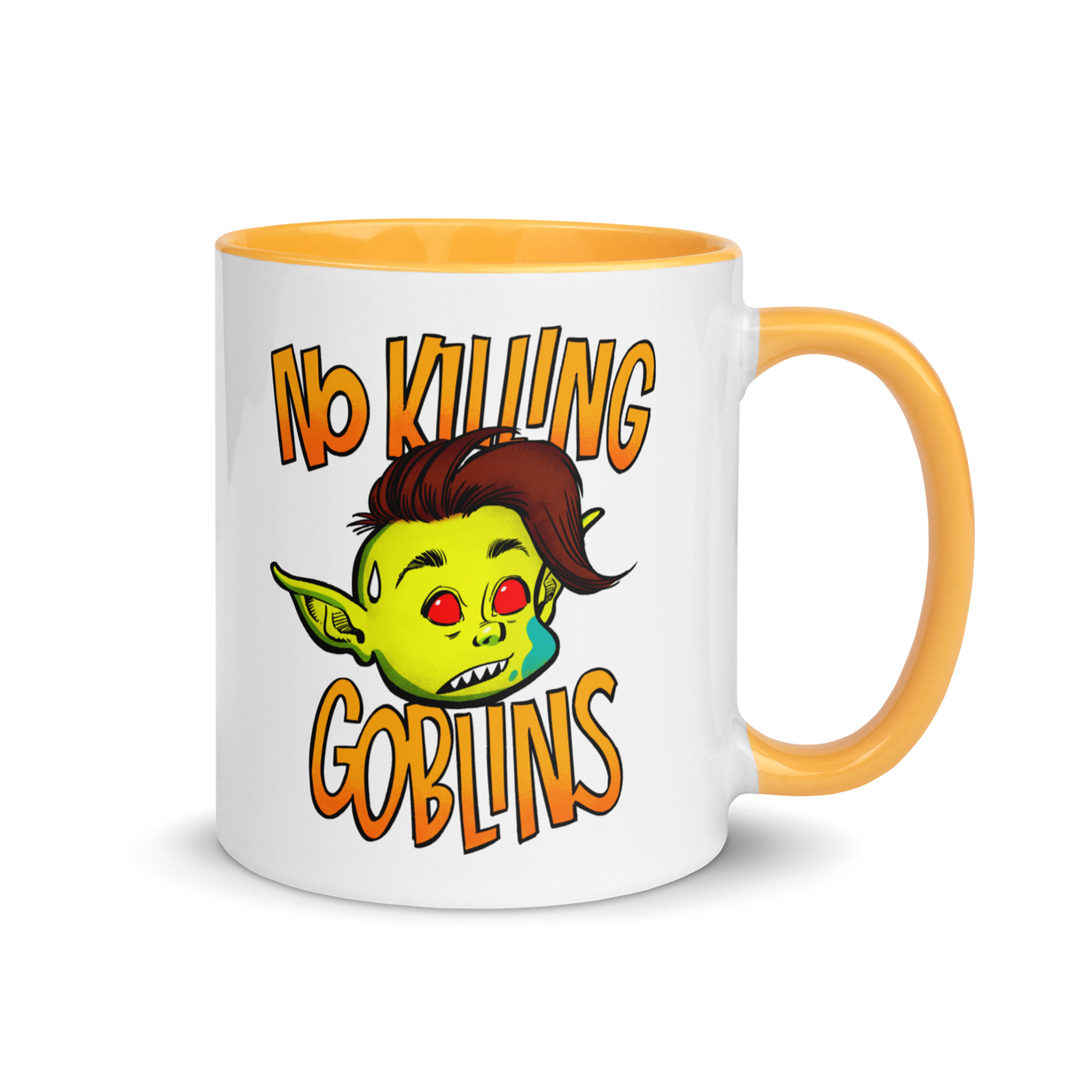No Killing Goblins Ceramic Mug – The Wandering Inn Store